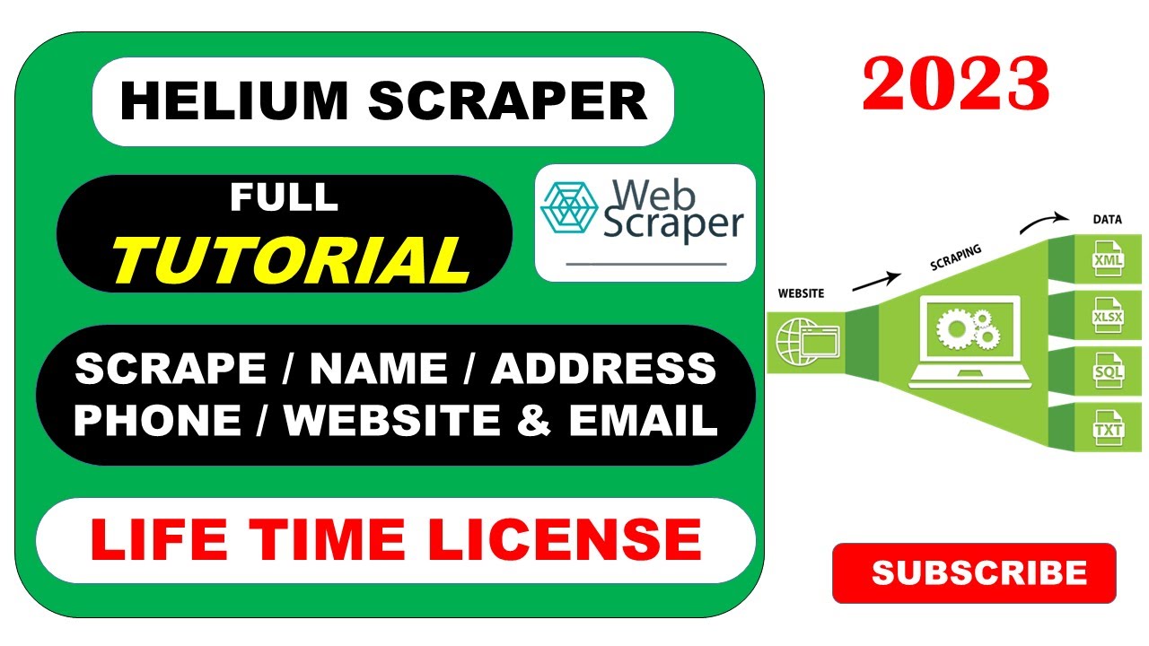 Helium Scraper Tutorial | web scraping with Python (2023) - YouTube