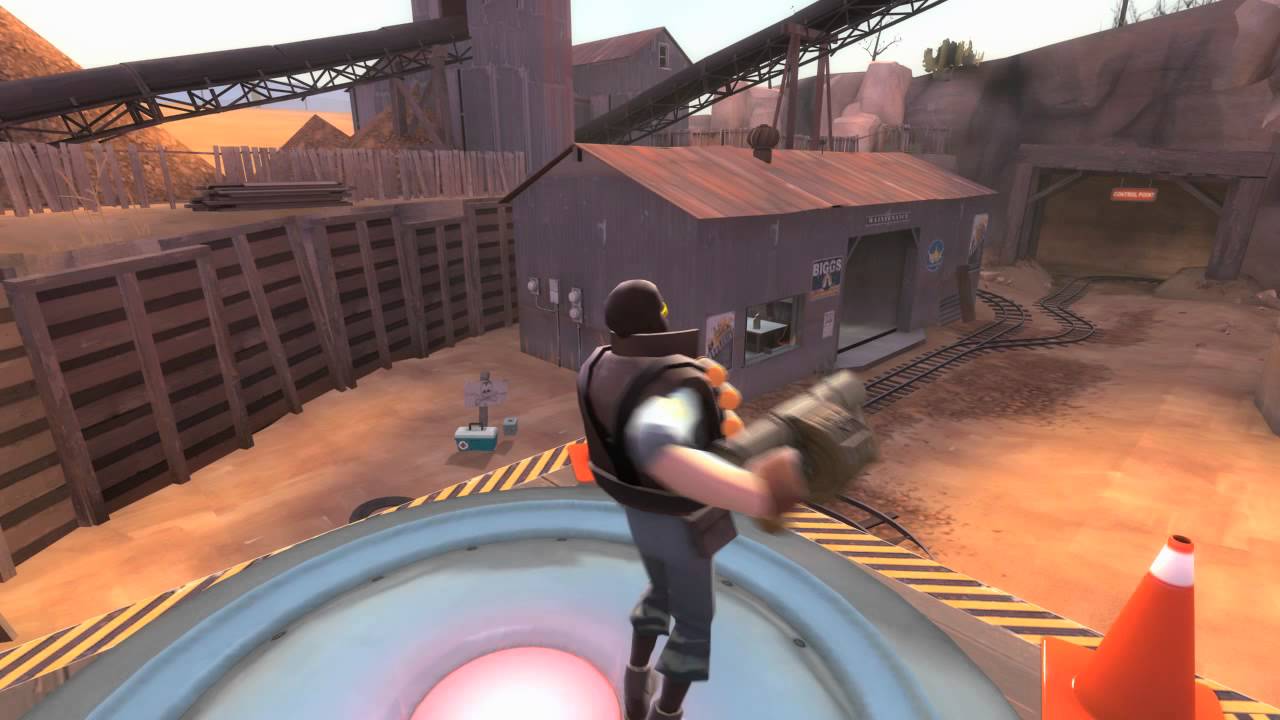 [TF2 REPLAY] Dustbowl Demoman Fly's with random faces - YouTube