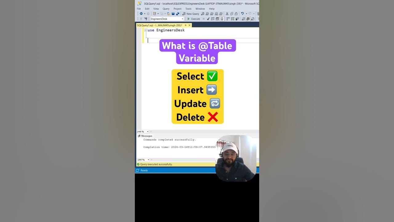 Table Variable In Sql Insert Update And Delete Shorts Sql Sqlqueries Coding Youtube