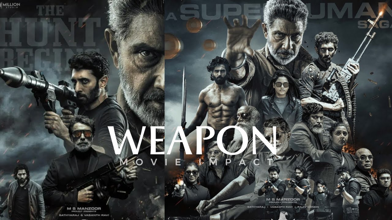 Weapon(2024) Movie Impact | Sathyaraj | Vasanth Ravi | Yashika Aannand | Tanya Hope - YouTube