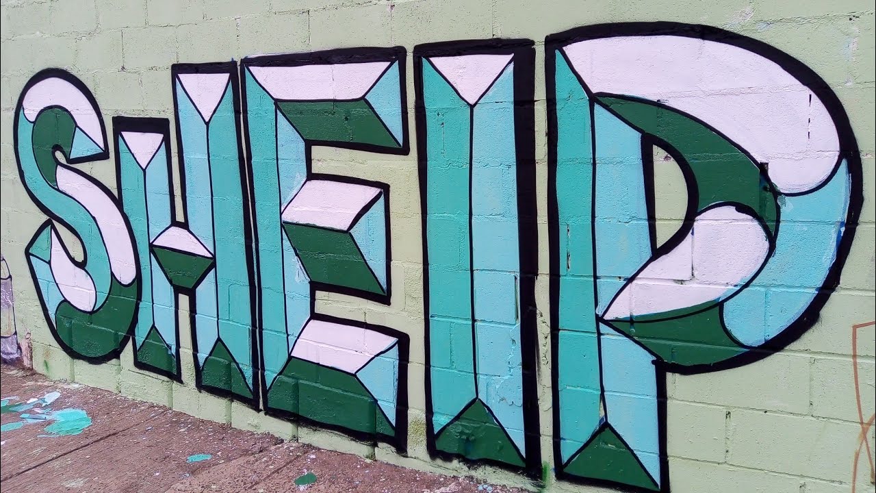 GRAFFITI 3D - sheip stickers - YouTube