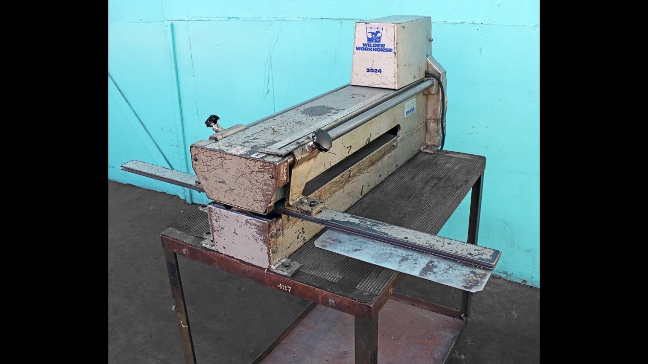 Wilder 2024 - 20 Gauge Power Slitter - YouTube