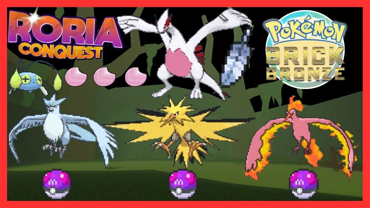 How to Catch the Legendary Bird Trio + Lugia in Pokemon Brick Bronze ...