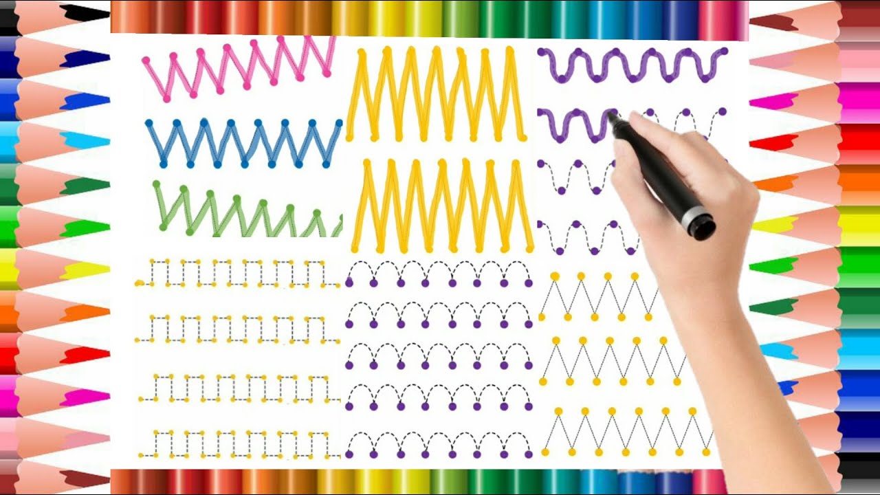 Learn to trace with Happy brain kids learning | tracing - YouTube
