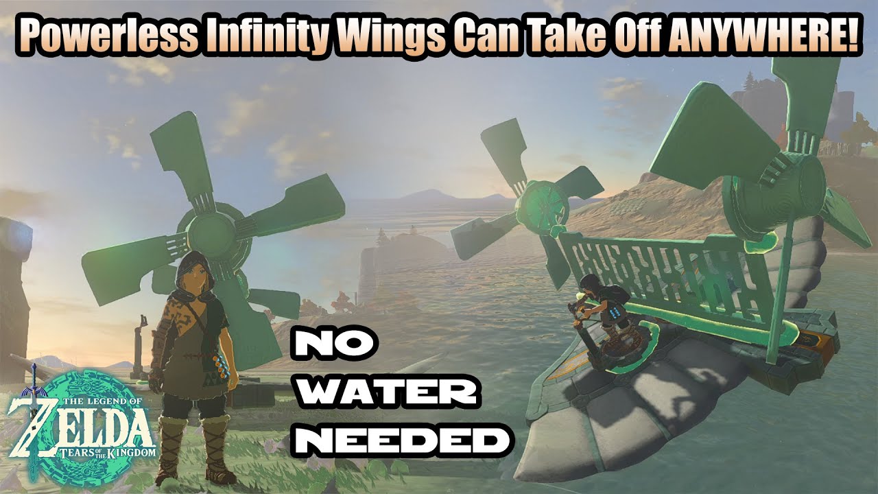 Infinity Powerless Wings Can Take Off From ANYWHERE - No Water Required ...