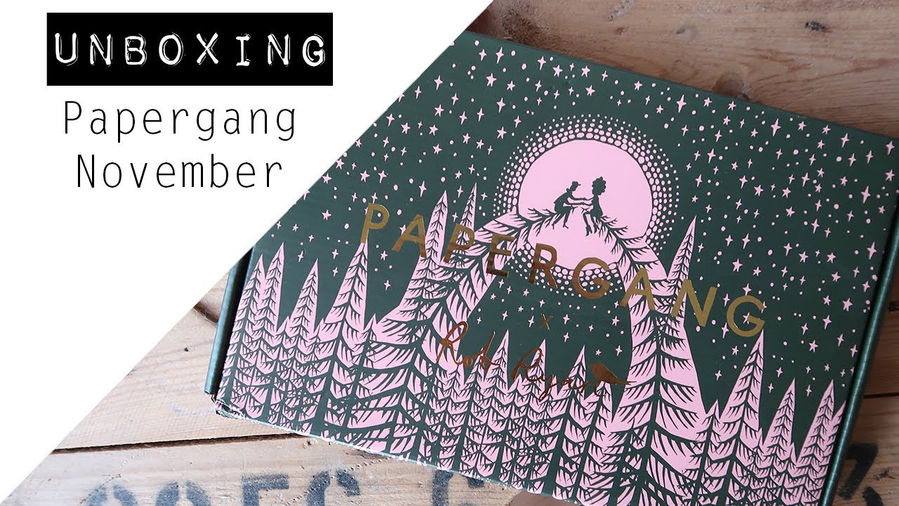 UNBOXING || Papergang November 2022 - YouTube