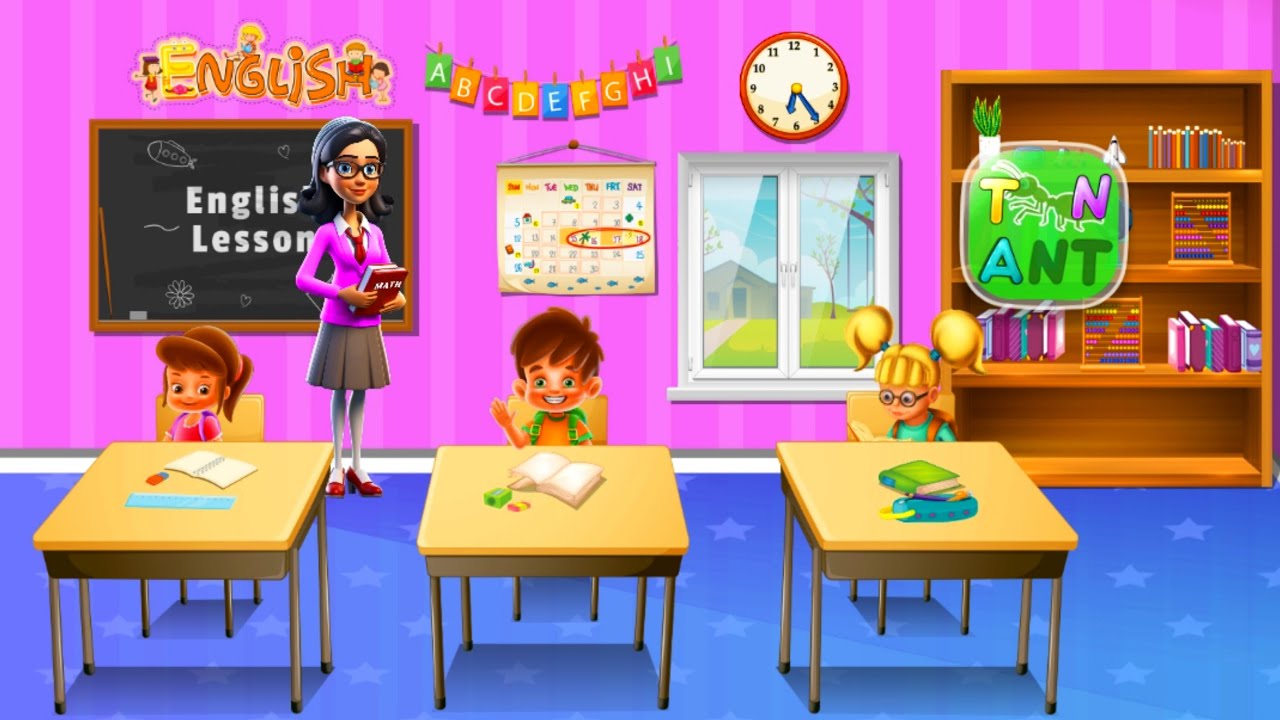 School Song Baby In Class Room | Nursery Class Student | Finger Family ...
