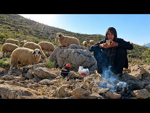 Genç Göçebe Çoban Kızın İran'ın Uzak Dağlarındaki Zorlu Hayatı 2026 | Gerçek Göçebe 🐑