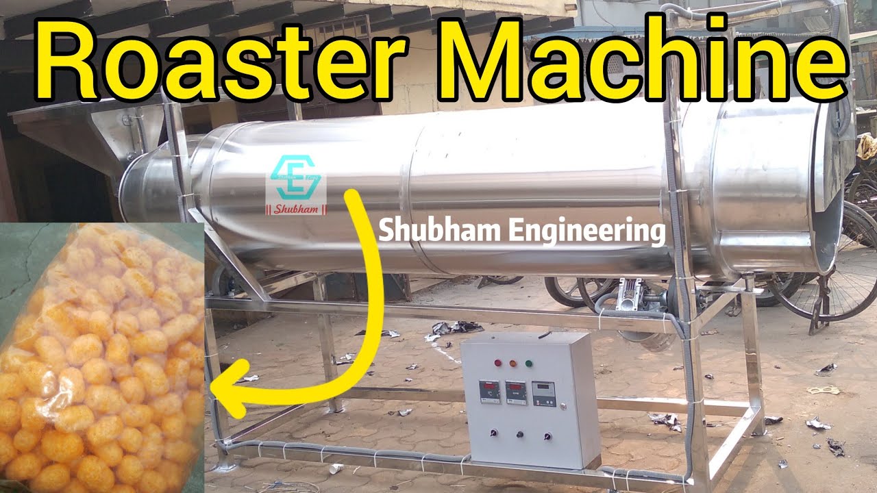 Puff Roaster Machine | Shubham Engineering - YouTube