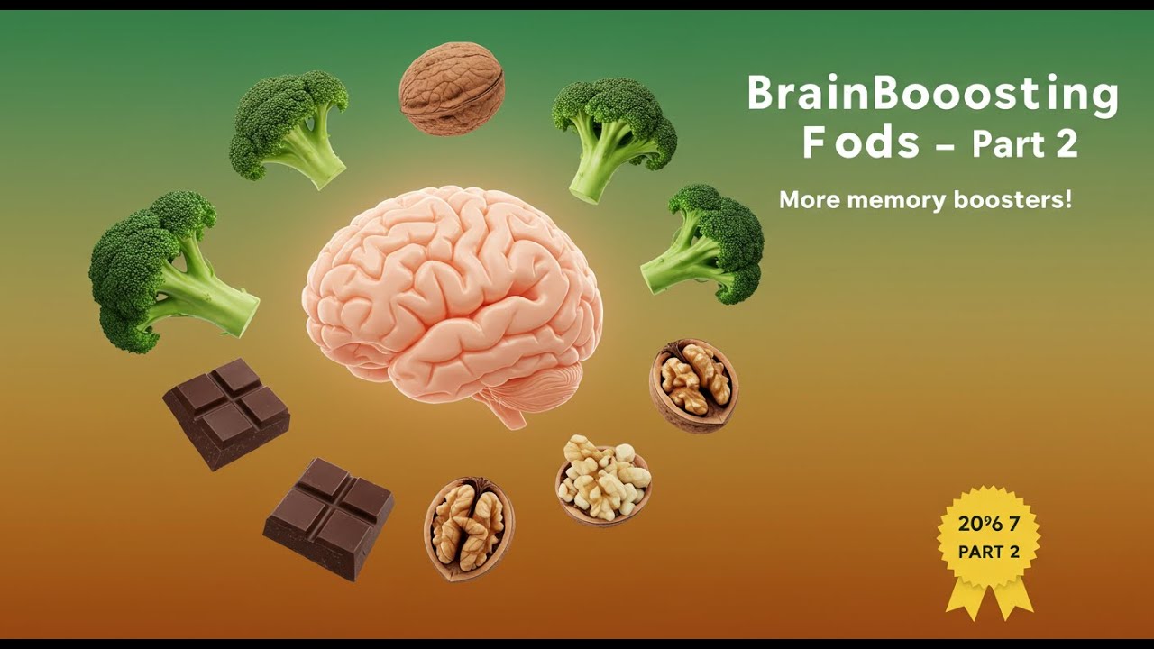 5 Brain Boosting Foods That Improve Memory Part 2 - YouTube
