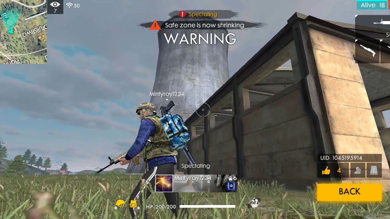 Free Fire wall hacker with 8 kill - YouTube