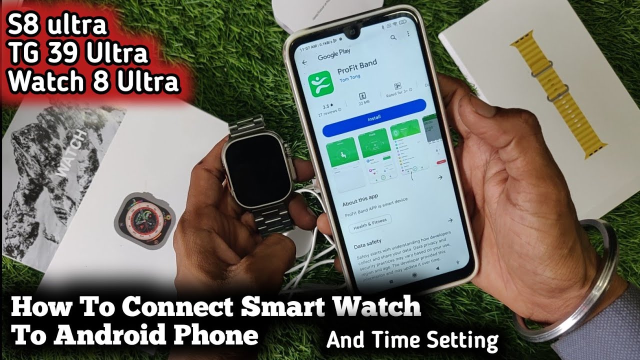 Watch 8 Ultra How To Connect | Tg39 ultra | S8 Ultra How to connect ...