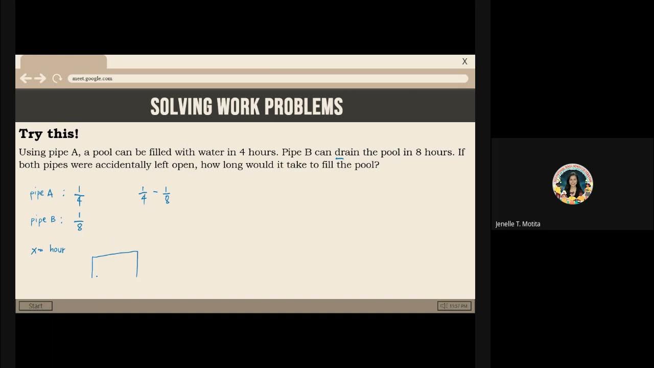 Solving Work Problem 2 - YouTube