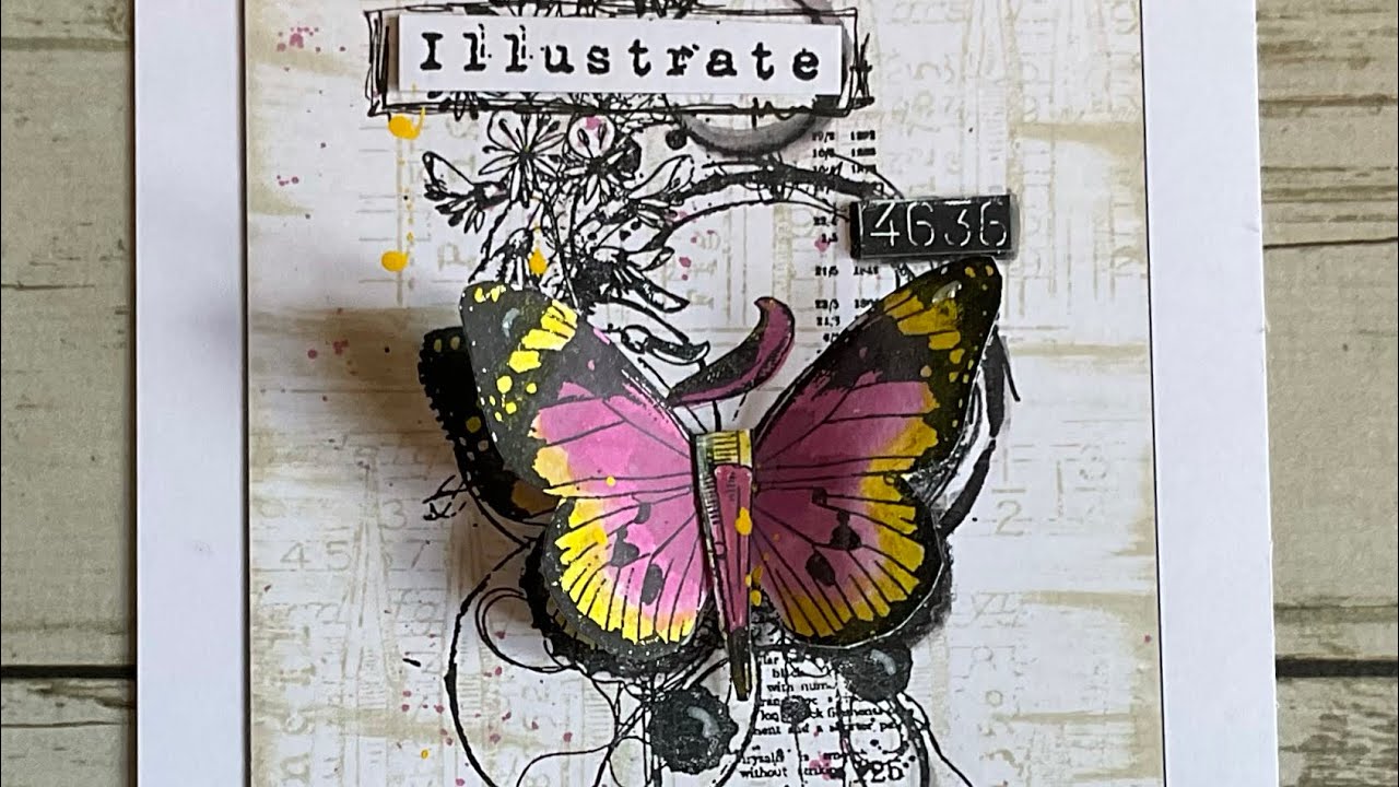 Illustrate Your Life card design by Jo Rice #Aall&create - YouTube