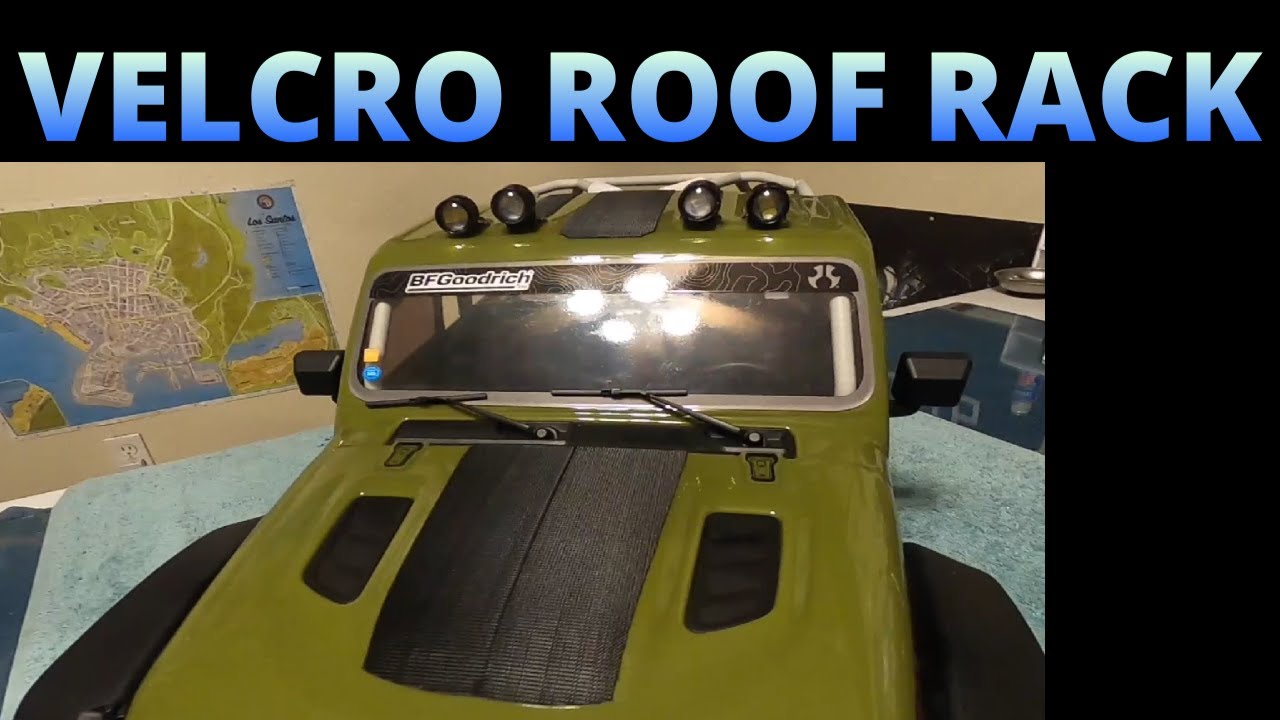 AXIAL SCX6 Roof and Hood Accessory Rack #SCX6 #RCELF - YouTube