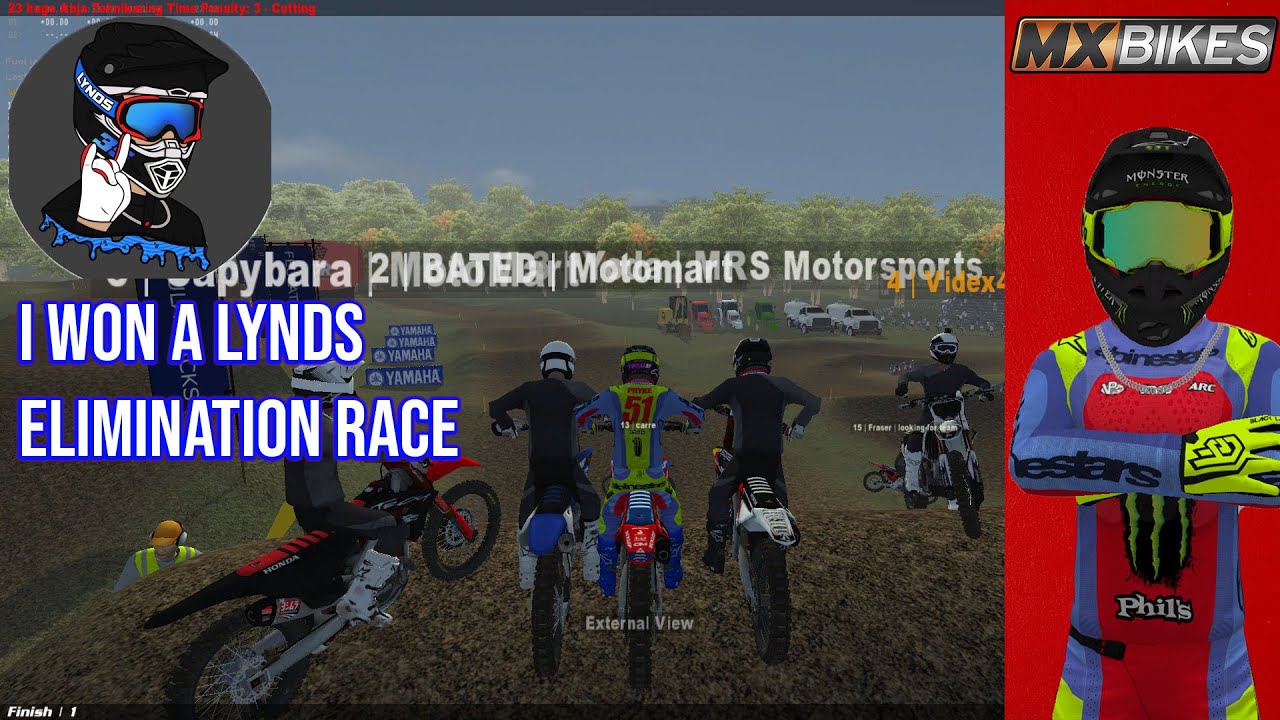 I WON A Lynds ELIMINATION Race In MX Bikes - YouTube
