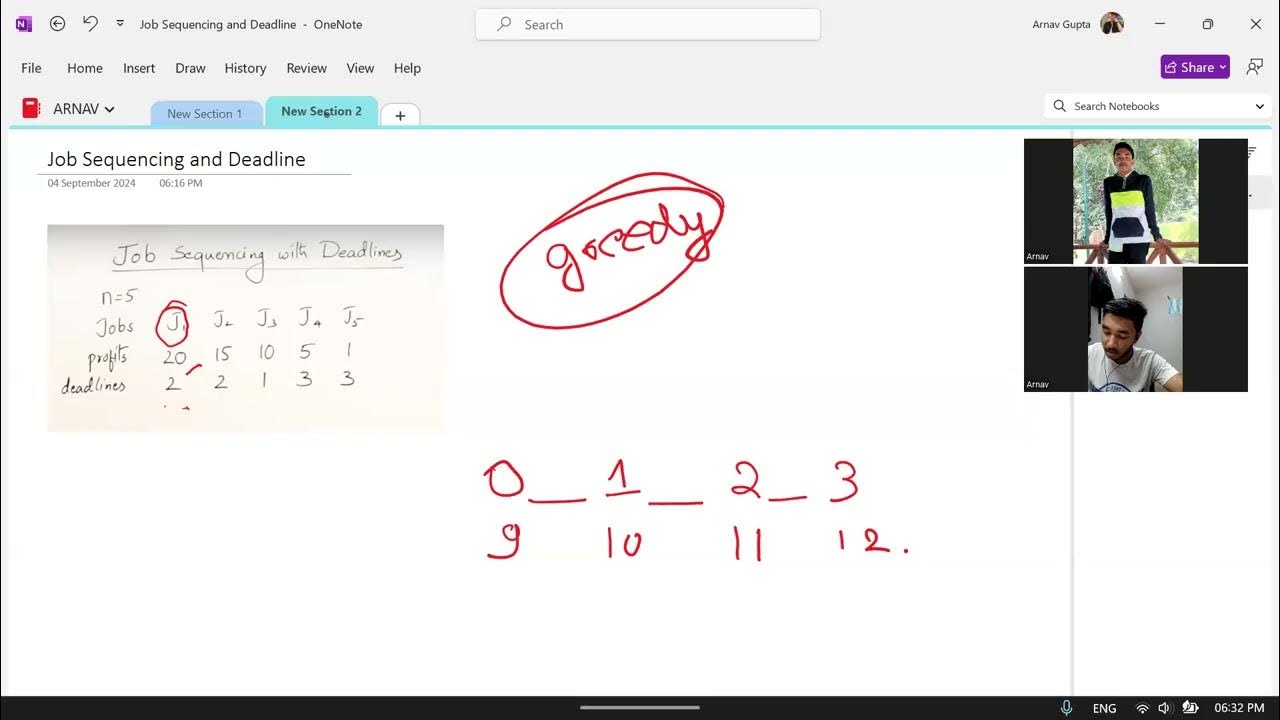 Job Sequencing and Deadline (Design Analysis and Algorithm) using Greedy Method. - YouTube