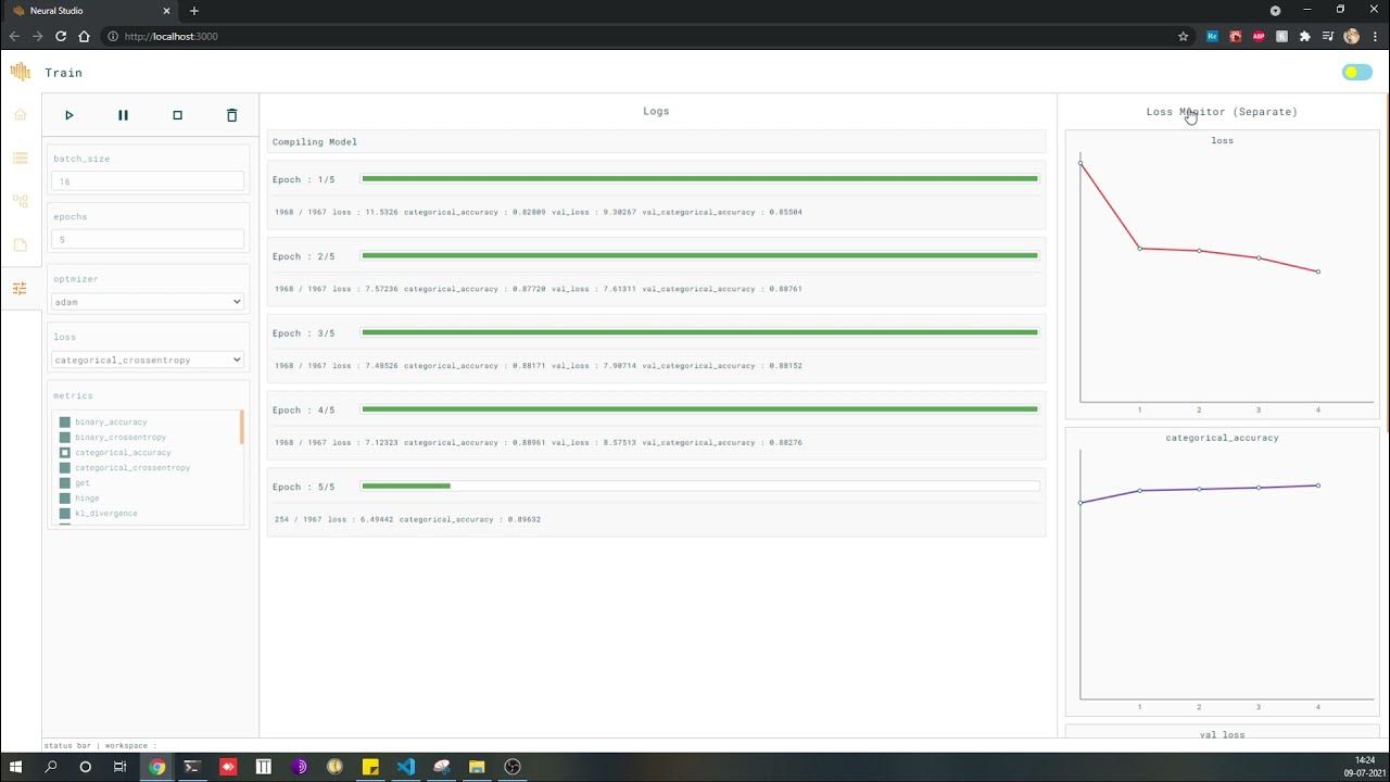 Tensorflow GUI First Evaluation - YouTube