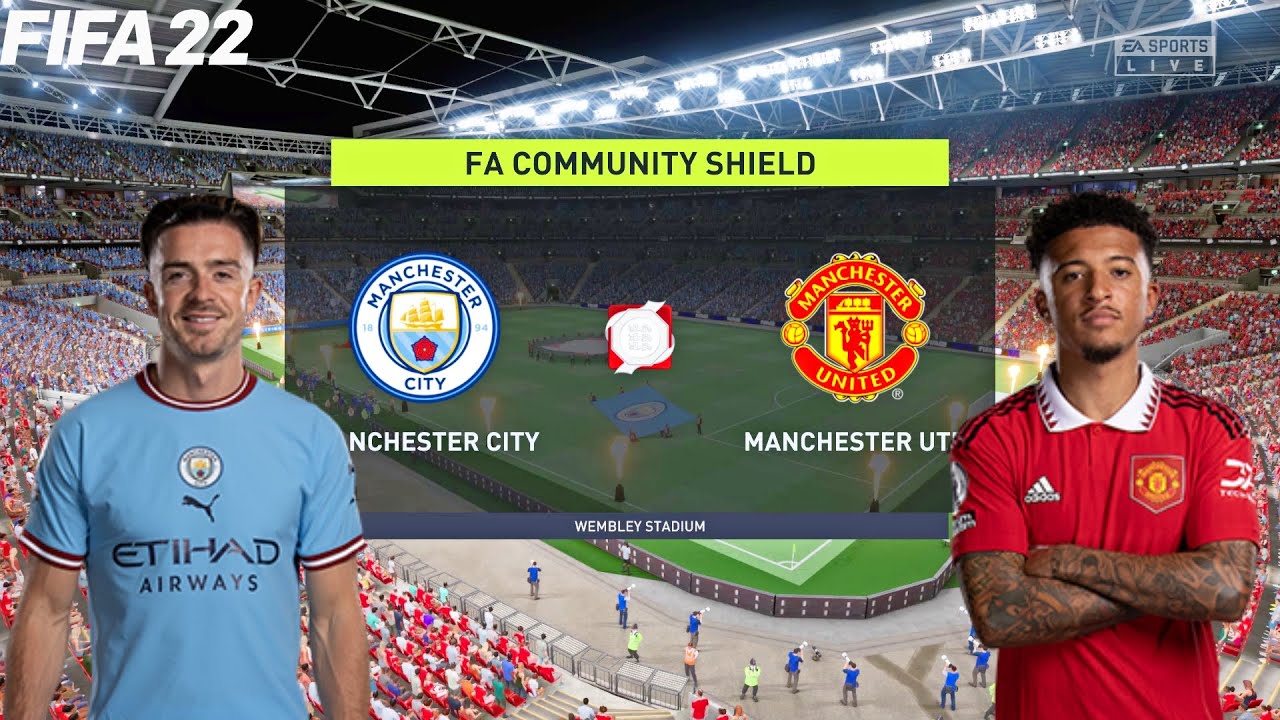 FIFA 22 | Manchester City vs Manchester United - FA Community Shield ...