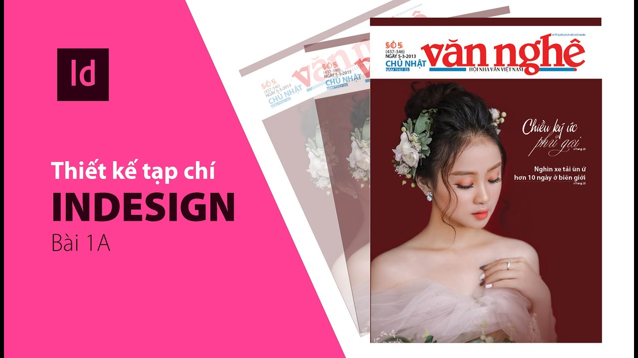 Thiết kế bìa tạp chí trong Indesign FPOLY - YouTube
