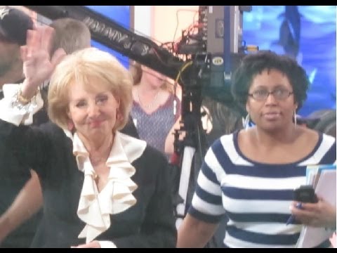 Emotional Barbara Walters at Good Morning America "Celebrate Barbara ...