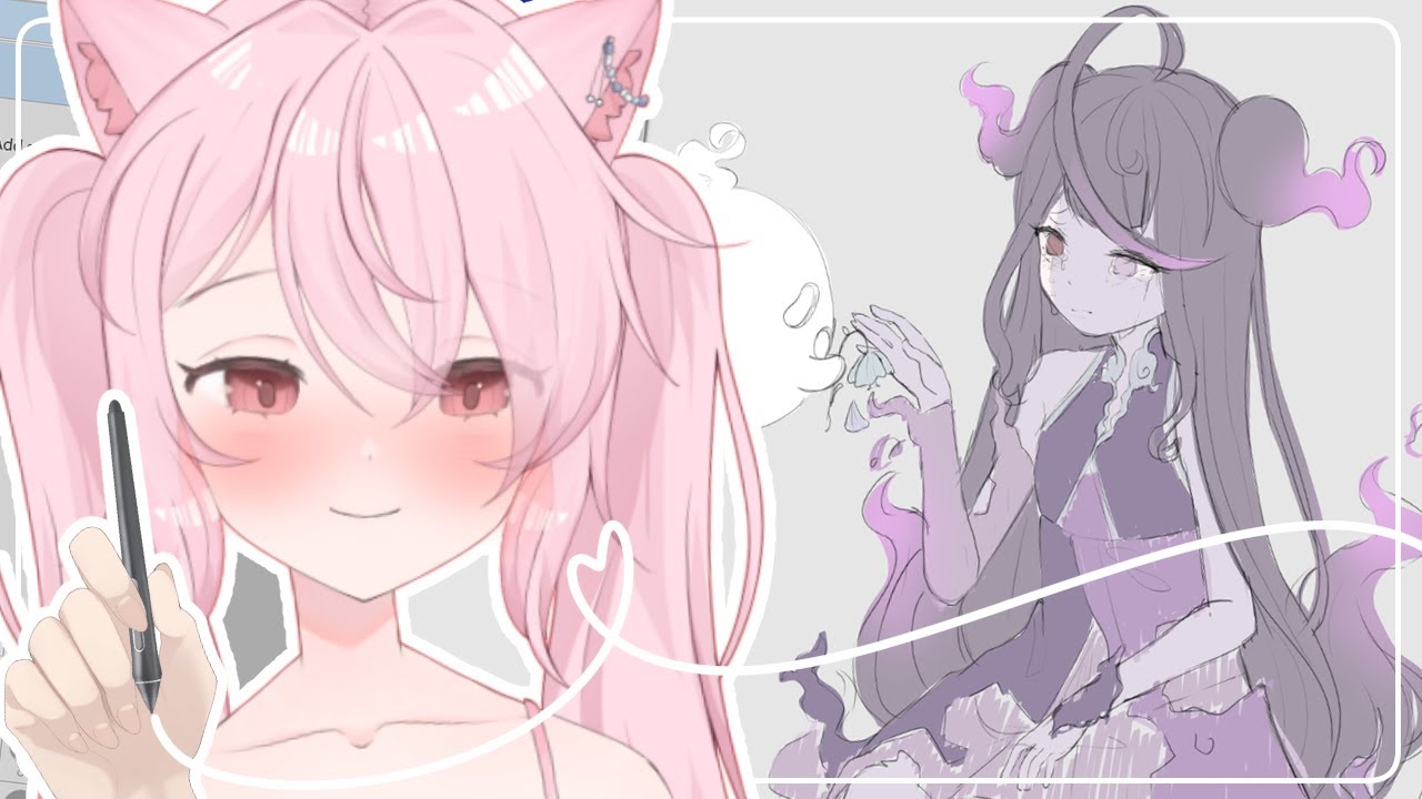 ART 】WHY DID I MAKE SUCH A SAD DRAWING TT【 VTUBER 】 - YouTube