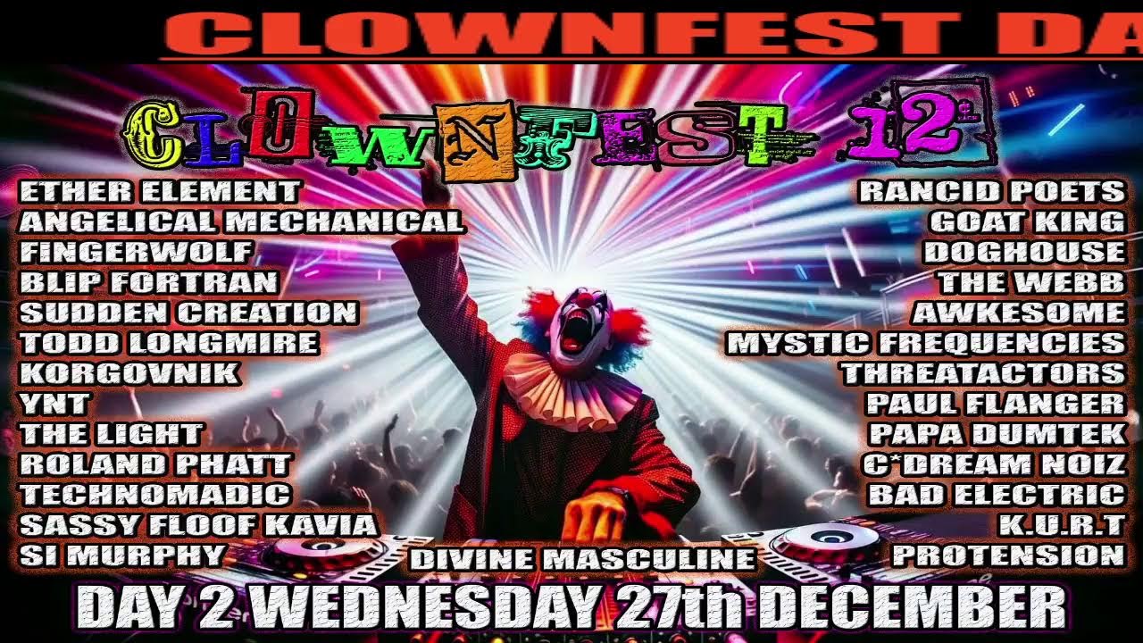 Pierrot the Acid Clown - CLOWNFEST 12 DAY ONE - YouTube