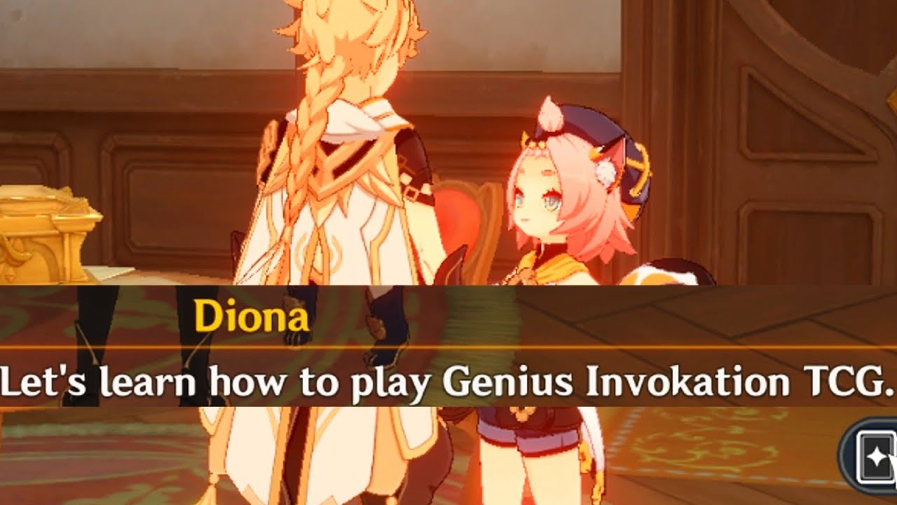 How To Genius Invokation TCG [ft. Diona] - (Genshin Impact) - YouTube
