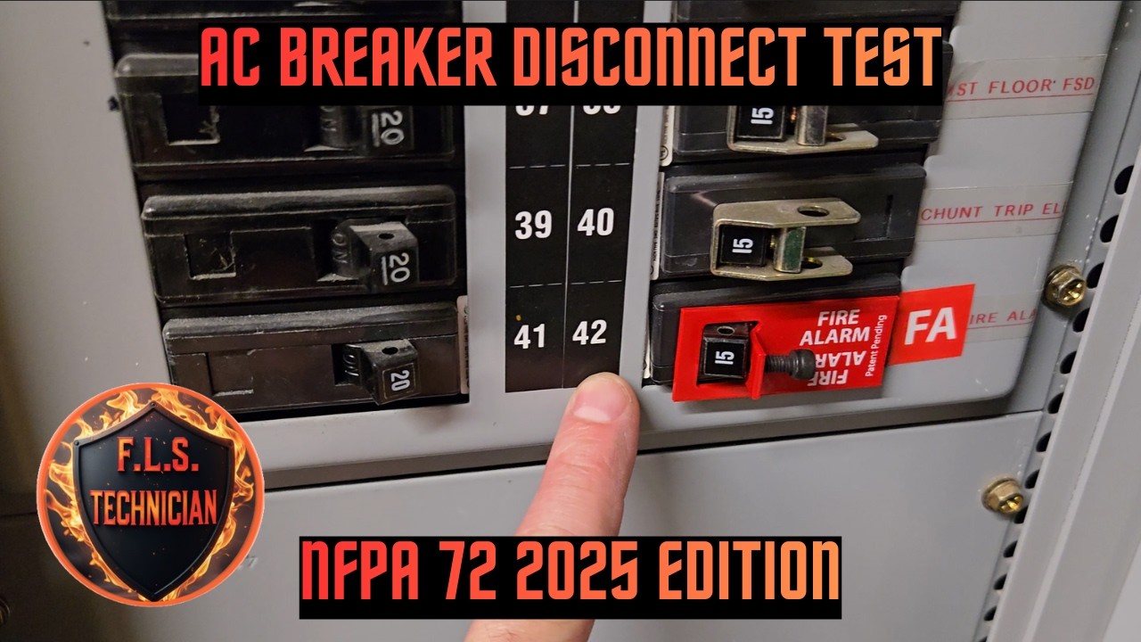 Edwards IO Series | How to do AC Breaker Disconnect Test | NFPA 72 2025 ...