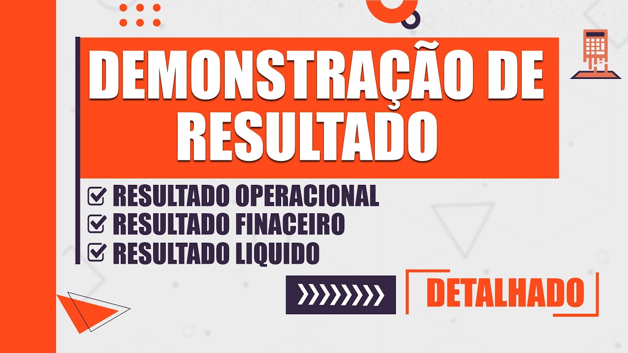 DEMONSTRAÇÃO DE RESULTADO - [PASSO A PASSO] - YouTube
