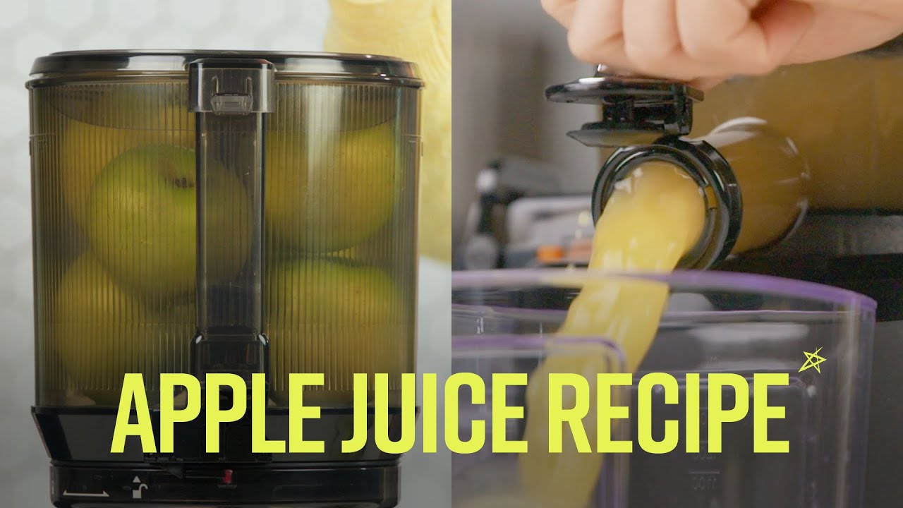 [Juicing for Beginners] How to Make Fresh Apple Juice🍏🍎 - YouTube