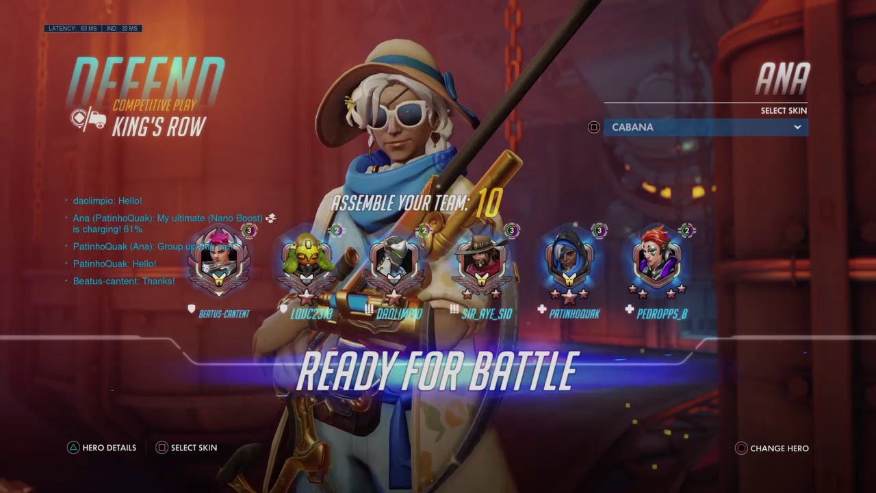 Overwatch - Ana Gameplay (PS4) - YouTube