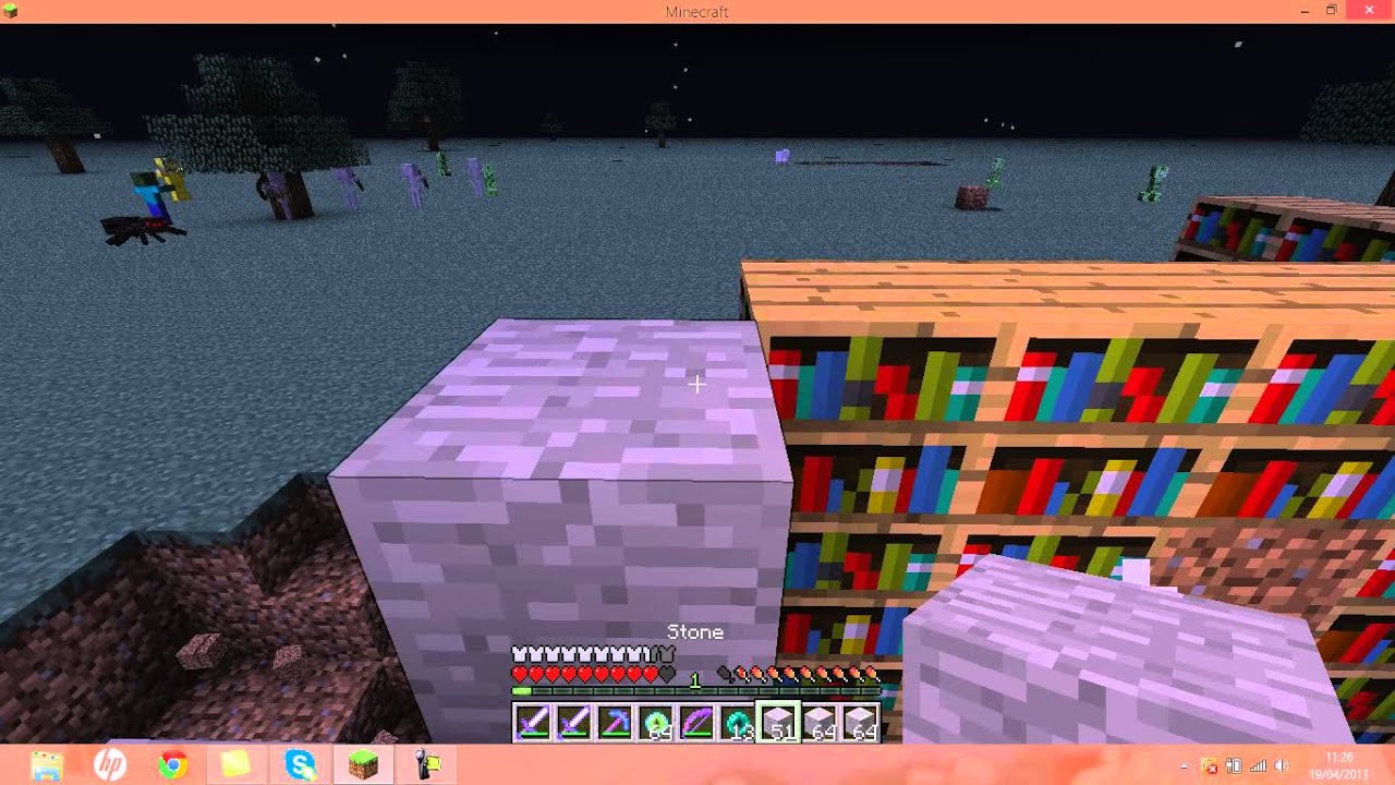 Minecraft combat - YouTube