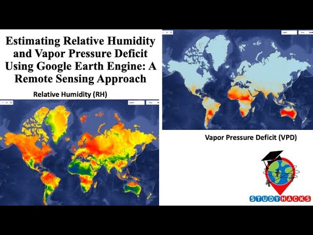 Relative Humidity World Map. Correlating Heatwaves And Relative