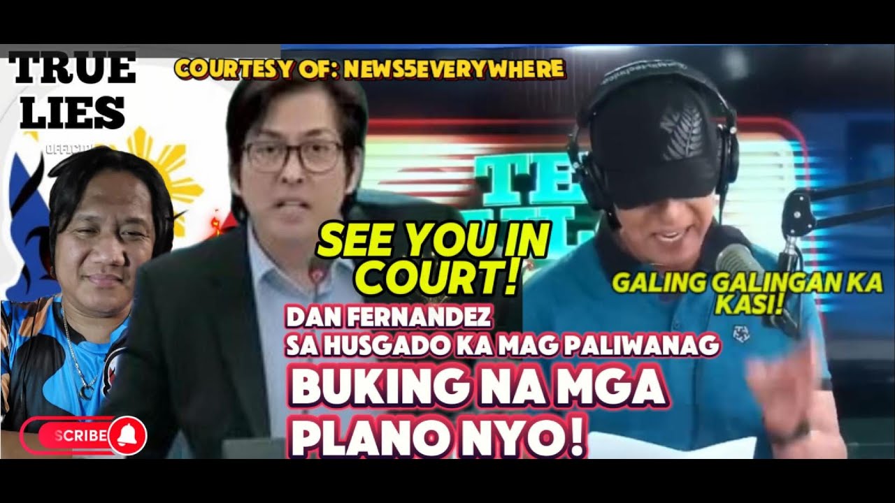 SEE YOU IN COURT DAN FERNANDEZ, MANONG TED NATATAWA NALANG #politics #vpsara #duterte # ...