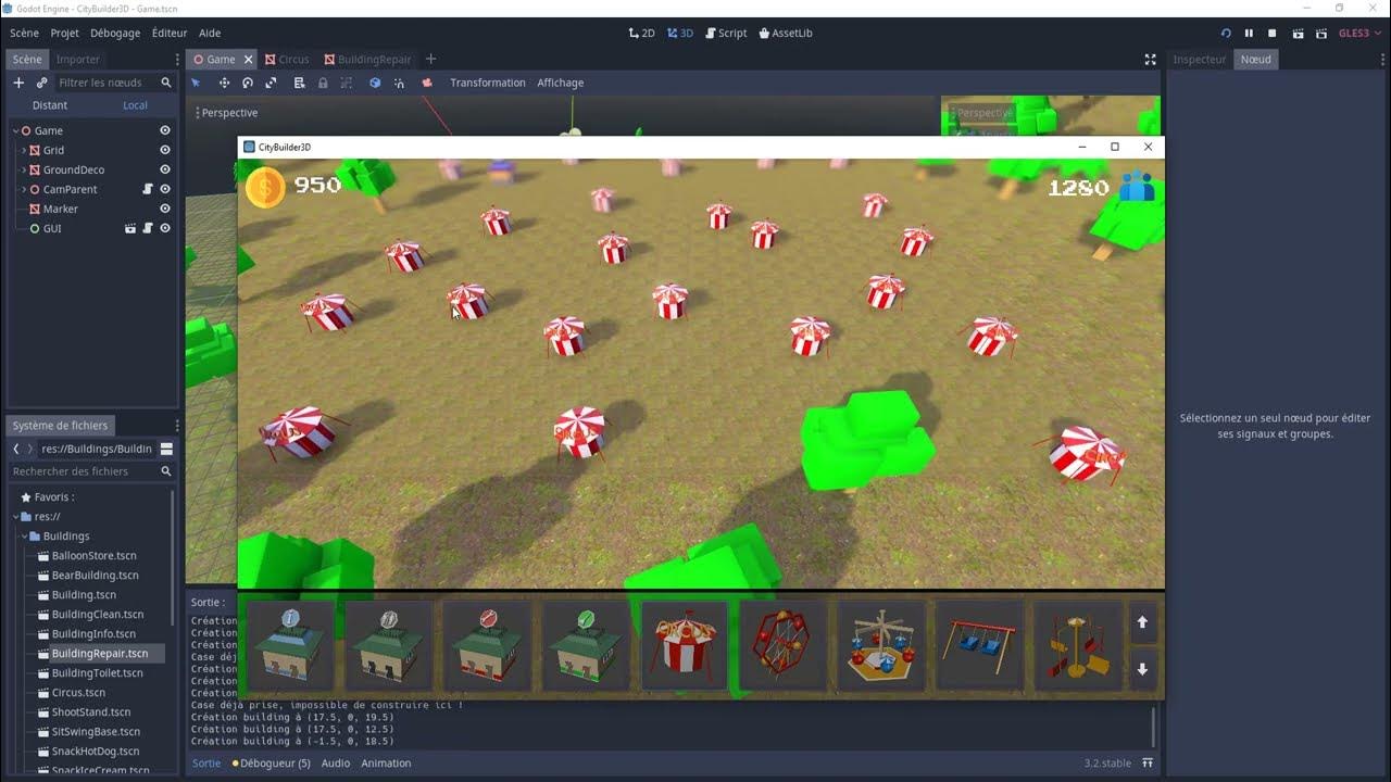 #14 Godot GDScript - City Builder 3D - Gagner de l'argent au cours du ...