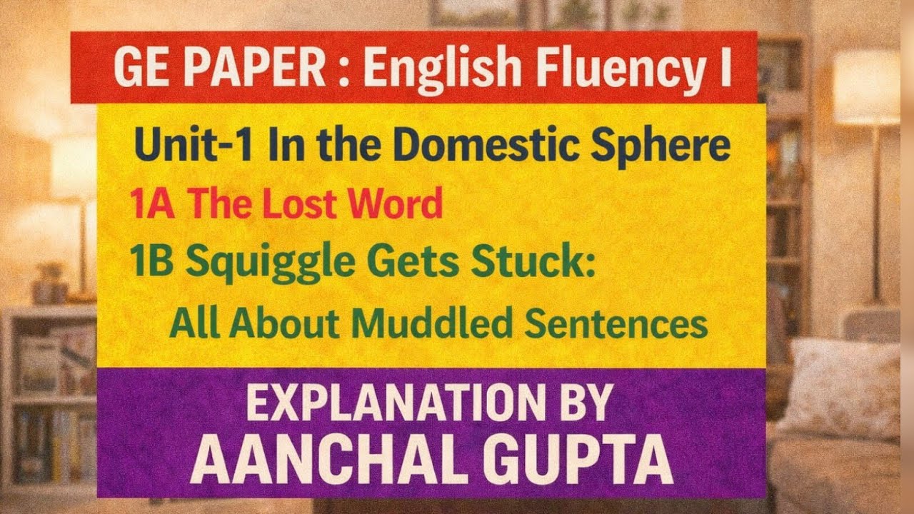 English Fluency: The Lost Word & Squiggle Gets Stuck | Summary ...