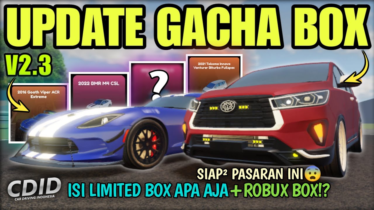 BONGKAR ISI GACHA DAILY BOX CDID UPDATE V2.3, LEGEND APA AJA, FULLSPEC ...