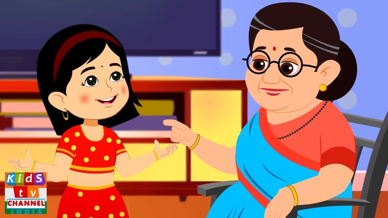 Dadi Maa, दादी माँ, Kids Nursery Rhyme in Hindi - YouTube