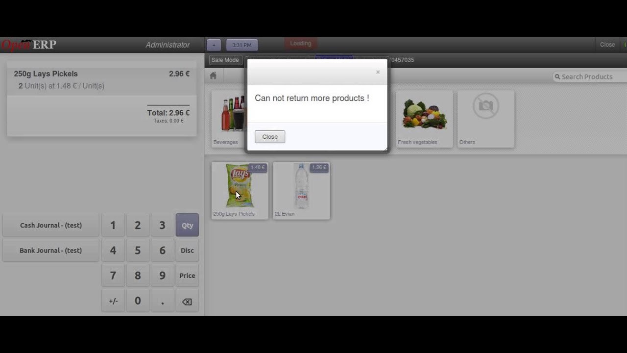 Product return from POS Interface - YouTube