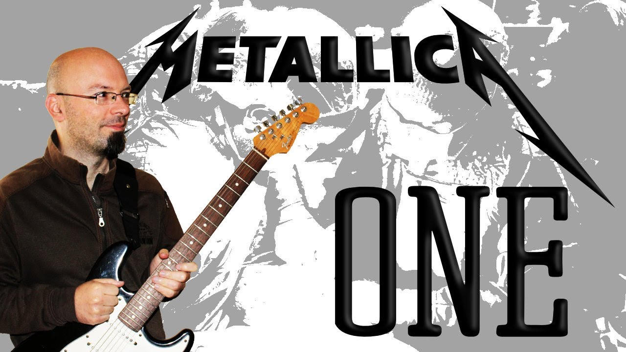 Metallica one intro szóló gitár lecke + tab - YouTube