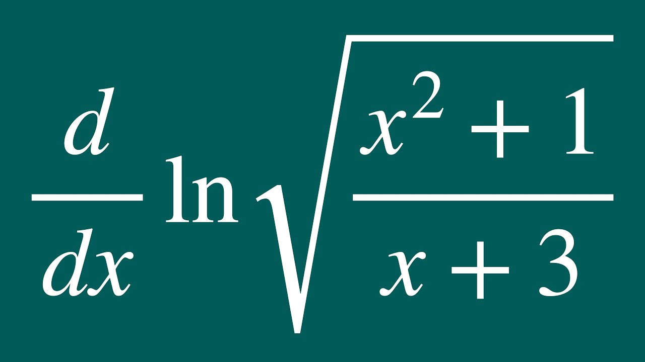 A Deceptively Easy Derivative - Daily Problem 66 - YouTube