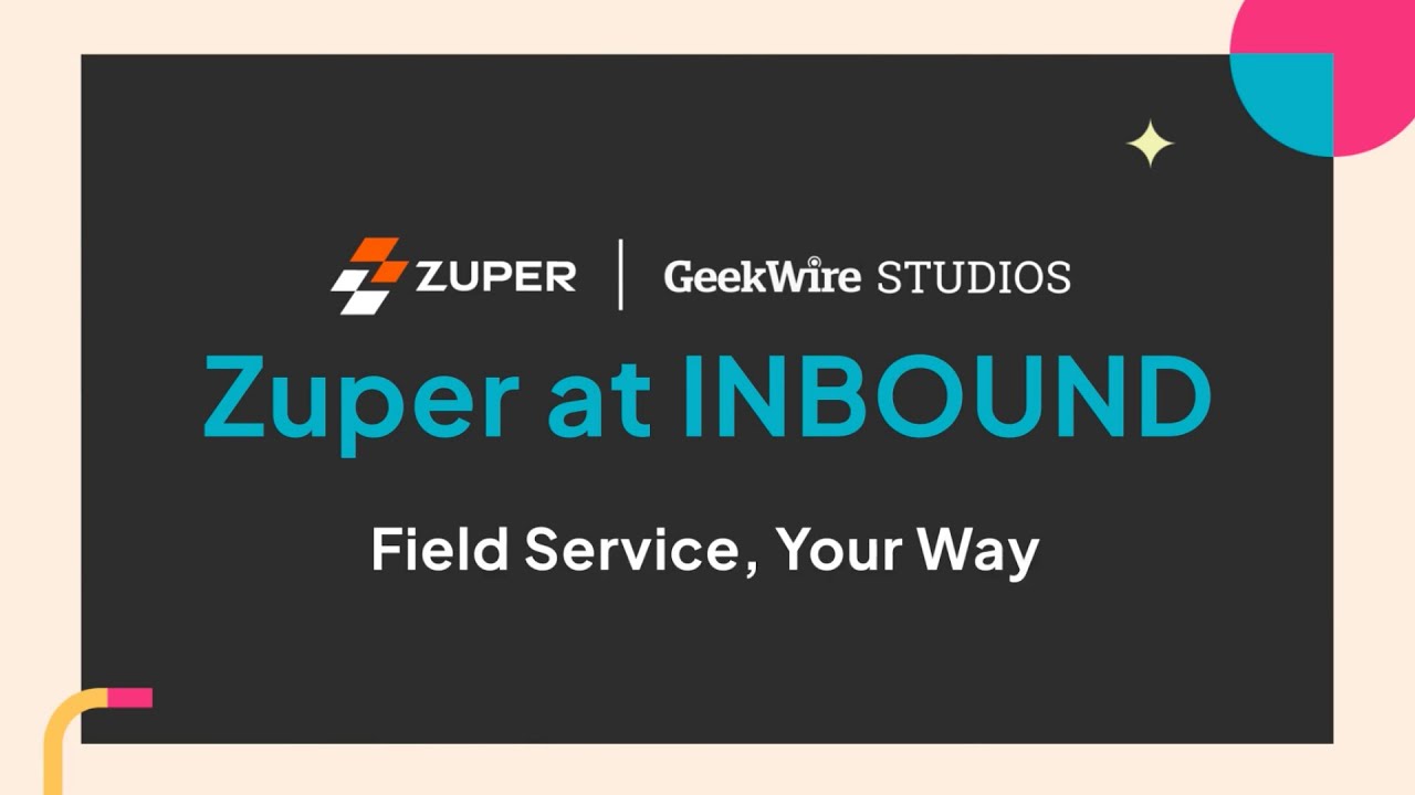 Zuper at Inbound | Field Service, Your Way - YouTube