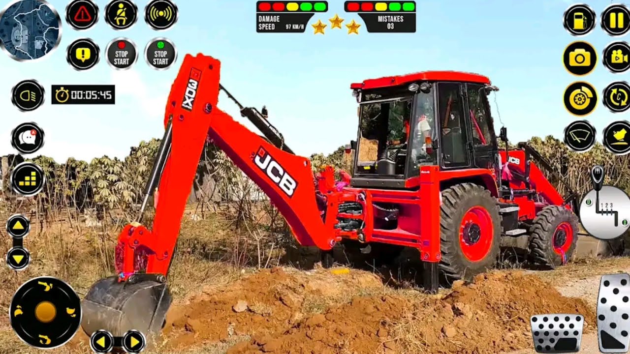 Heavy Machine & Mining - Real JCB Backhoe Loader Game Open World ...