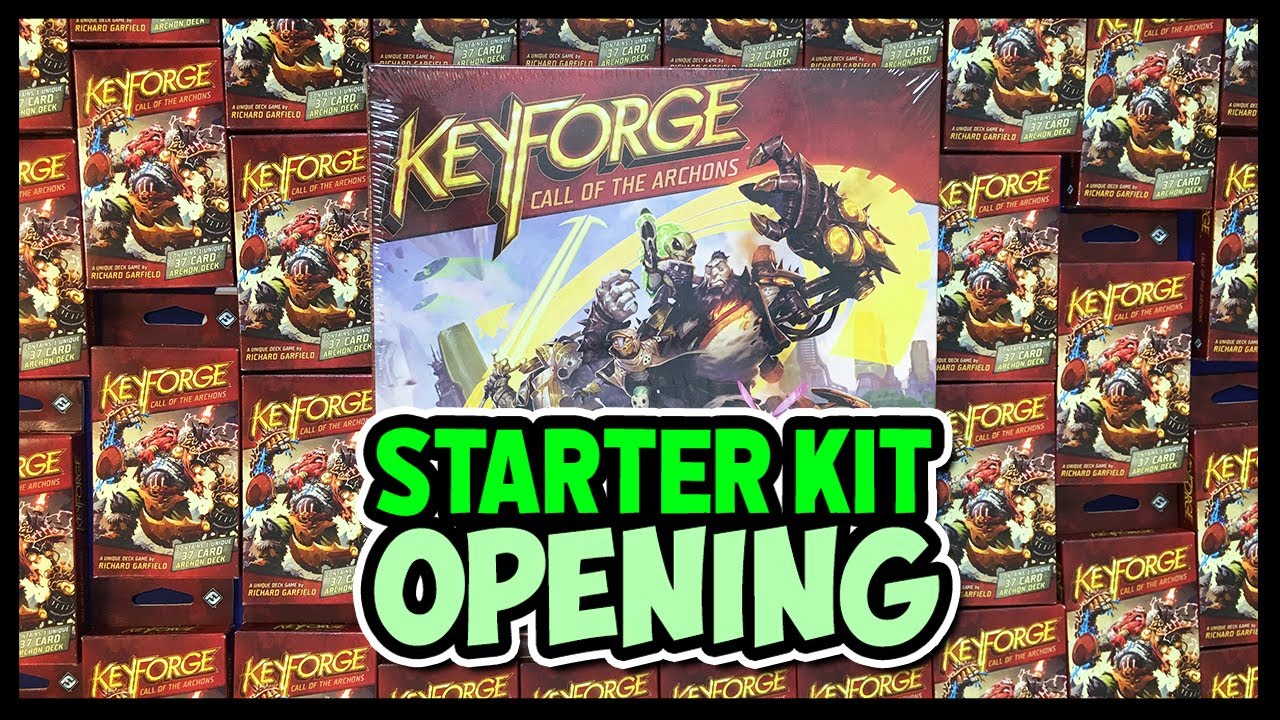 KeyForge Starter Kit Opening and Deck Review! - YouTube