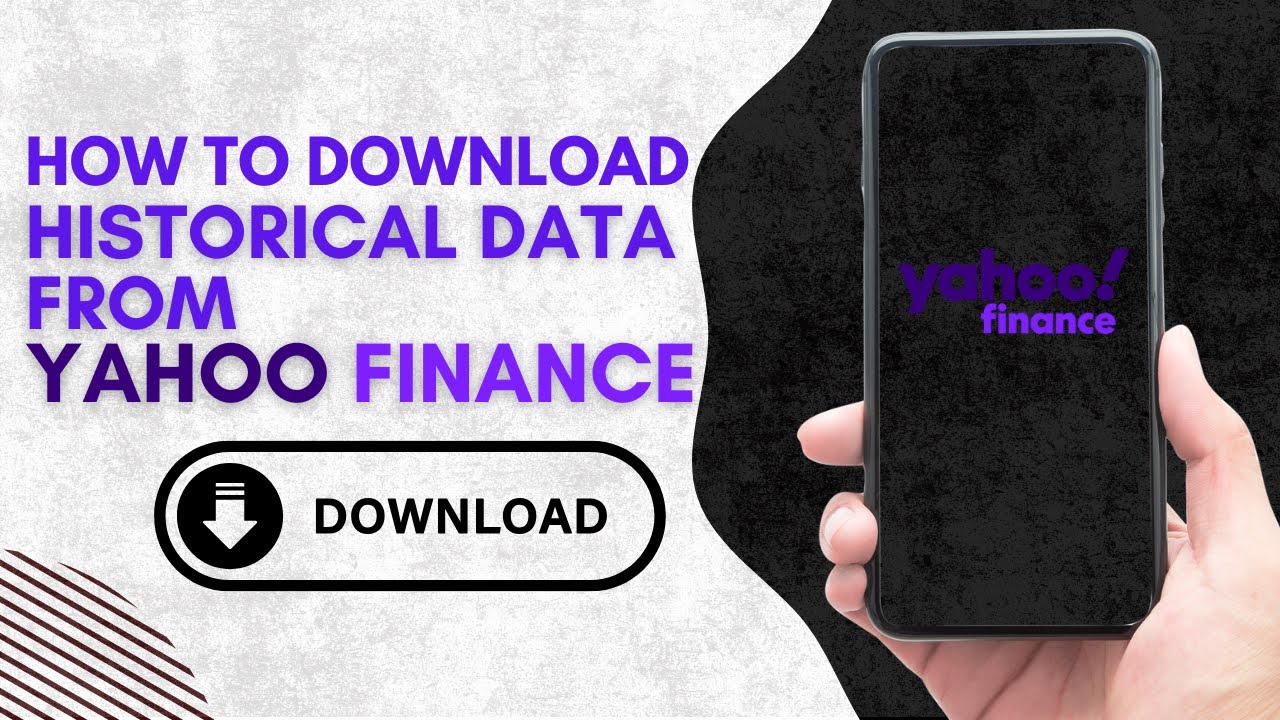 HOW TO DOWNLOAD HISTORICAL DATA FROM YAHOO FINANCE 2025! - YouTube
