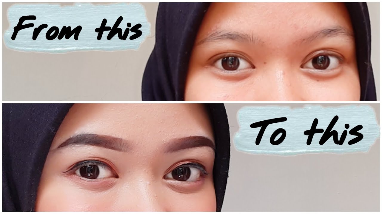 Tutorial Alis Tanpa Cukur | Eyebrow Tutorial No Triming | Simple banget ...