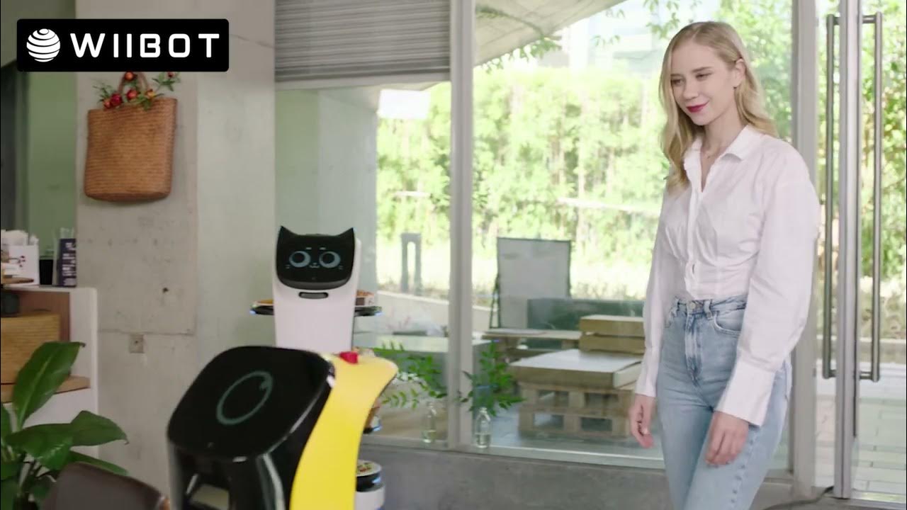 WEBOT Fast Food Delivery Robot - YouTube