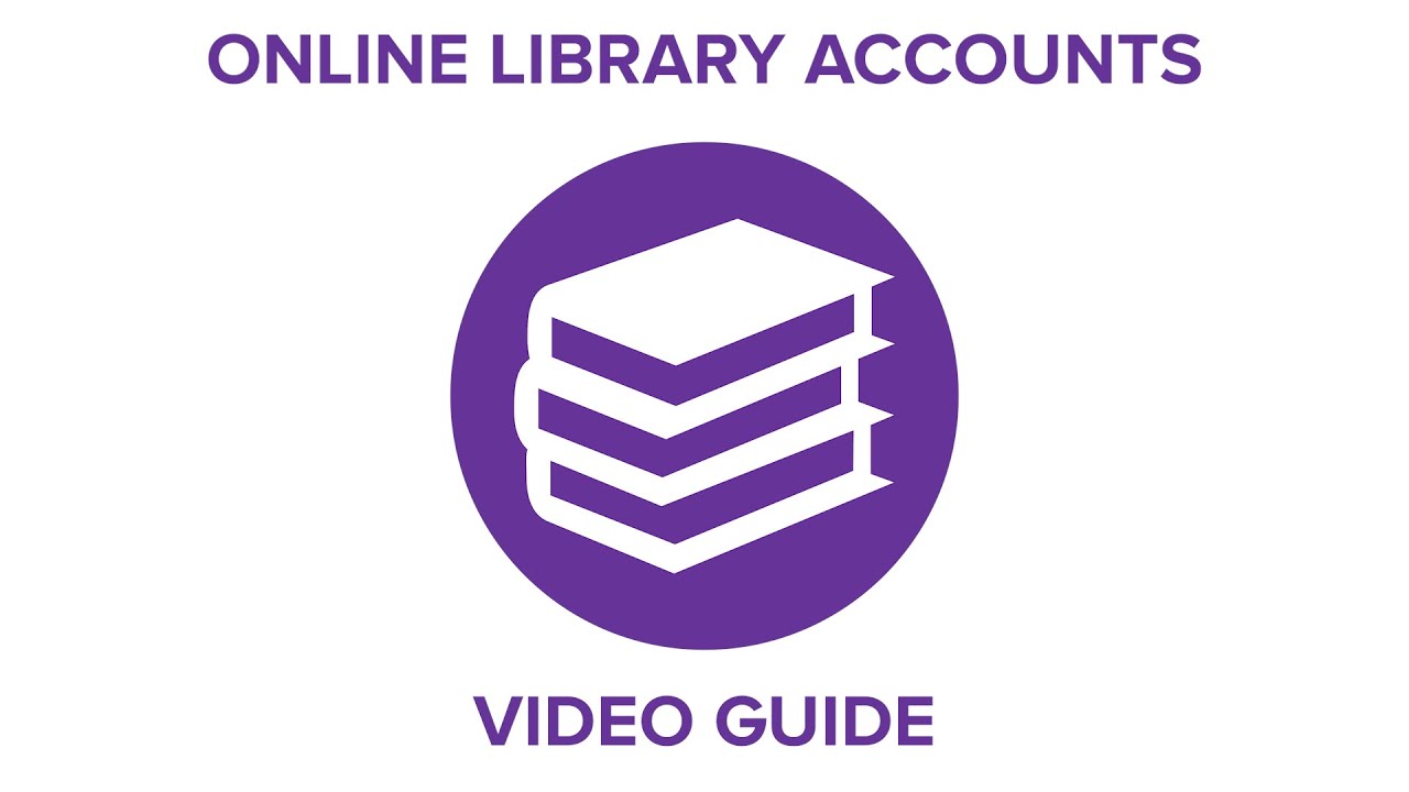 How To Access Libraries Online Accounts - YouTube