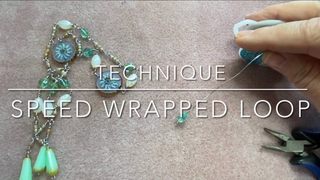 Speed Wrapped Loops - wire wrapping technique! - YouTube